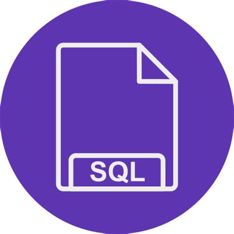 File Format Sql Icon