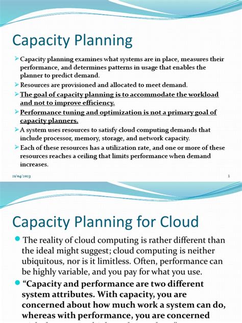 5 Capacity Planning Pdf Cloud Computing Computer Network