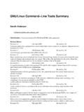 GNU Linux Command Line Tools Summary Gnu Linux Command Line Tools