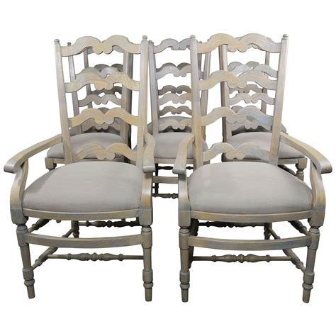 French Provincial Dining Chair Set At Kathleen Flores Blog