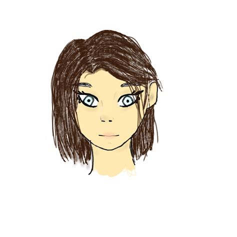 мой первый рисунок в паинте Ibispaint