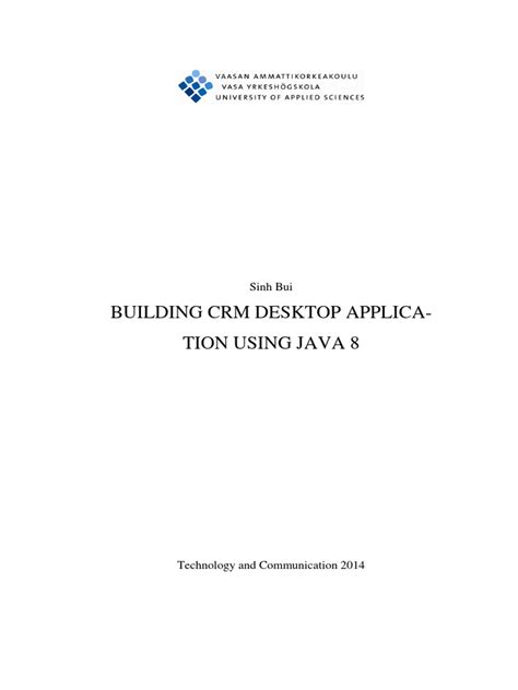 building crm desktop applica tion using java 8 pdf pdf application programming interface