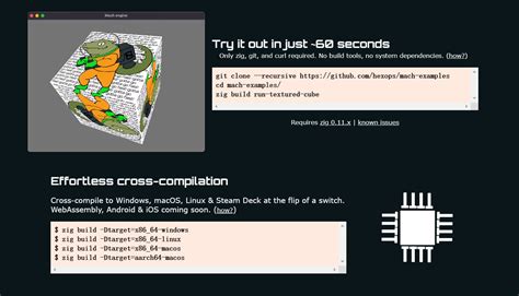Website Code Blocks In Dark Mode Are Bright Issue 746 Hexops Mach GitHub