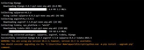 نصب جنگو با استفاده از pip در ویندوز مک و لینوکس کوئرابلاگ