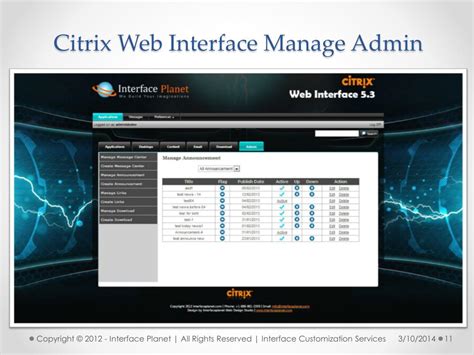 PPT Citrix Web Interface 5 3 PowerPoint Presentation Free Download ID 1222793