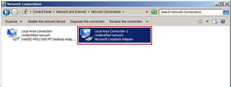 Loopback Network Adapters