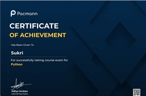 sukri st on linkedin certified in python programming by pacmann …