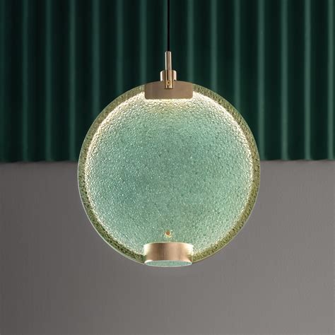 Contemporary Round Coloured Glass Diffuser Pendant Cluster
