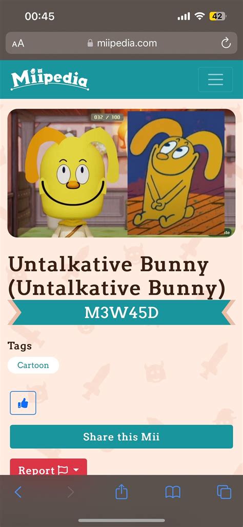 Does Anyone Have These Miis The Code Here Isnt Working Anymore R