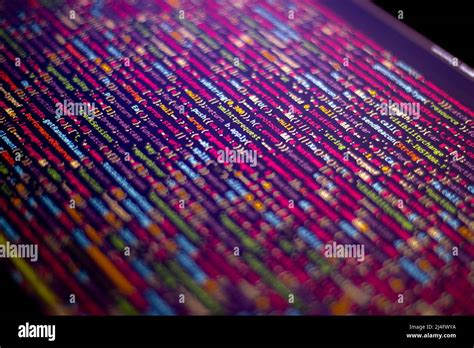The Software Developer Does The Coding Abstract Code Screen For Use As