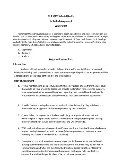 Assignment 1 Individual Assignment Pdf