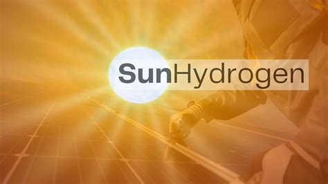 Sunhydrogen Breaks Ground With 1m² Green Hydrogen Panel Technology
