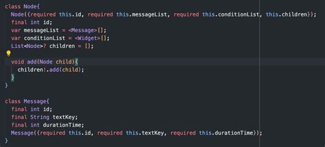 flutter what is the best way to implement a text based adventure game in fluter dart with a