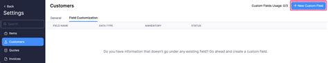 Custom Fields To Customers Faq Zoho Invoice