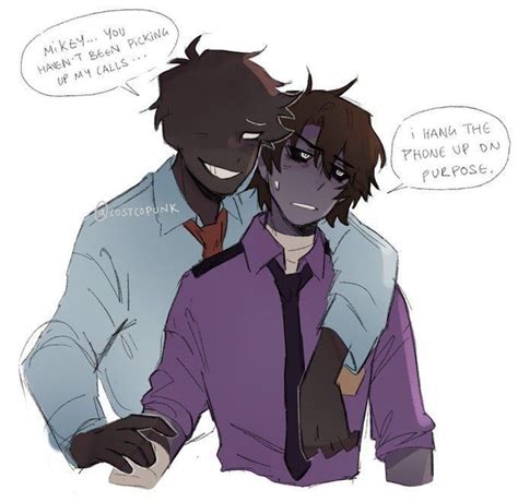 William X Michael Afton Fanart Michael X William Fnaf Micheal Afton