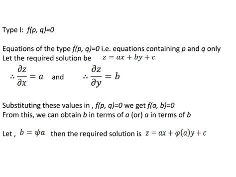 first order non linear partial differential equation and its applications