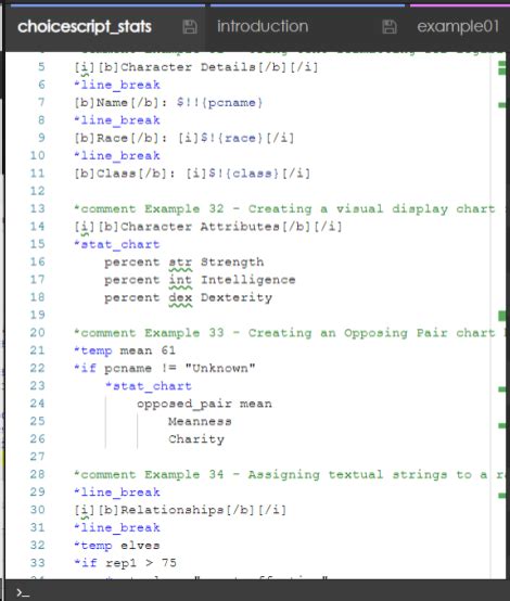Cside Update 2019 The Choicescript Ide
