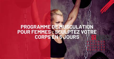 Programme Musculation Femmes Perte De Poids Et Tonification