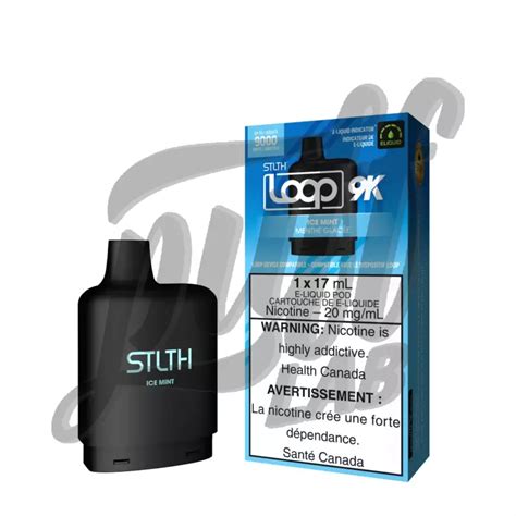 Stlth Loop 2 Pod 9k Puffs Ice Mint