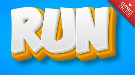Run Text Effect Generator Run Text Effect Generator
