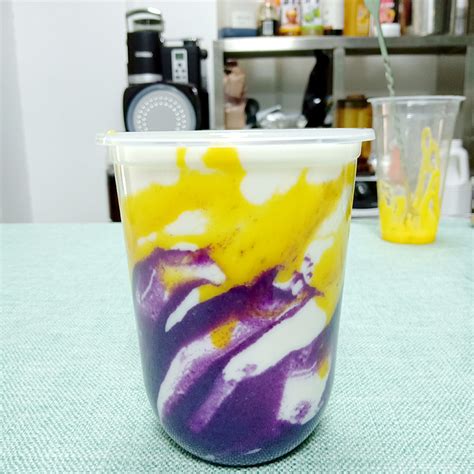 秋冬热饮紫薯粉奶茶店专用紫薯脏脏茶冲饮奶茶原料紫薯拿铁五谷粉 虎窝淘