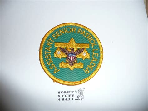 Assistant Senior Patrol Leader Patch 1972 1989 X3
