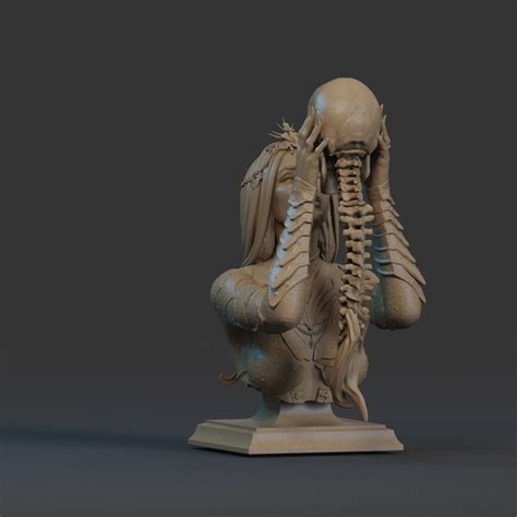 Orin The Red Bust 3d Print 3d Model 3d Printable Cgtrader