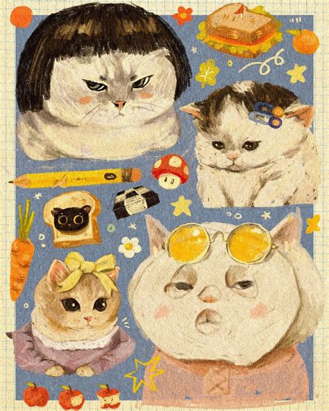 Artcyll On Instagram This Is A Moo Deng Fan Account 💦 🦛 Procreate Digitalart Cat Art