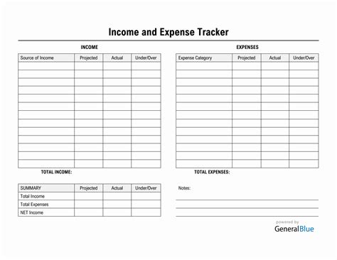 Business Expenses Excel Template