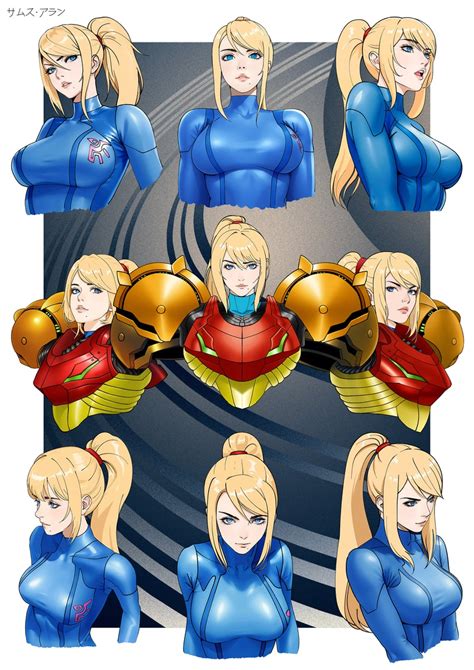 Samus Aran Metroid Drawn By Elolaillustrator Danbooru