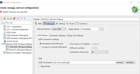 4 Launch E2 Studio And Create The FSP Application Getting Started With DA14531 And FSP BLE