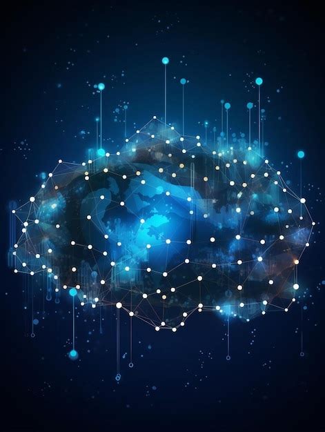 Premium Ai Image Kumawataryan Data Transfer Cloud Computing Technology Concept Efb Ef B Dccd