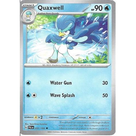 Pokemon Trading Card Game 051193 Quaxwell Uncommon Card Sv 02