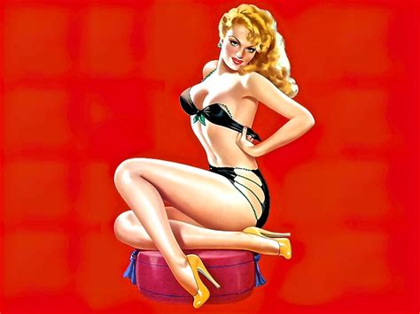 Classic Pinup Vintage Reproduction Sexy Buxom Bikini 1950s Print