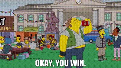 Yarn Okay You Win The Simpsons 1989 S24e07 Comedy Video