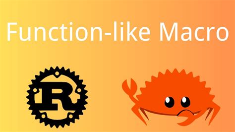 Rust Function Like Macro Rust Tutorial 93 Youtube
