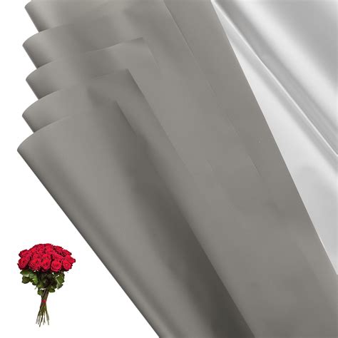 Uxcell Flower Wrapping Paper Iridescent Double Sided Florist Packaging