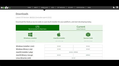 How To Download And Install Node Js In Windows 10 Youtube