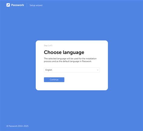 Online Installation Passwork Documentation Online Installation Passwork Documentation