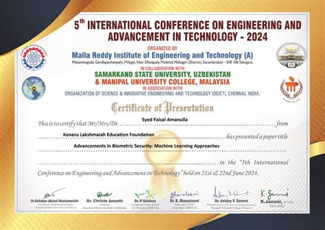 Syed Faisal Amanulla On Linkedin Biometrictechnology Machinelearning Cybersecurity