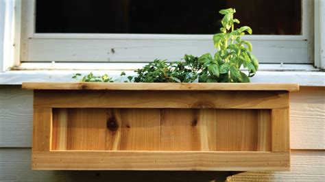 Cedar Window Box Planters