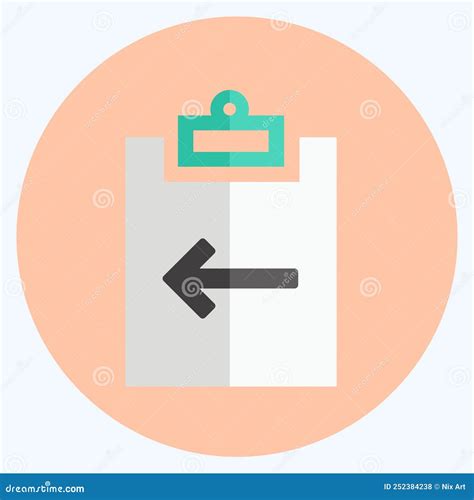 Icon Assignment Late Suitable For Infographics Symbol Flat Style