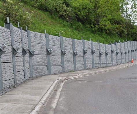 Permanent Soldier Pile Walls Common Retaining Wall Types The
