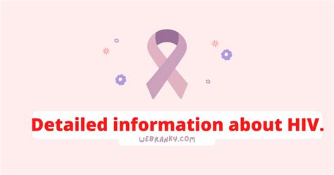 Webranky Blog On Linkedin Detailed Information About Hiv