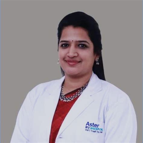 Dr Smrithi D Nayak Consultant Obstetrics And Gynaecology Aster Rv Hospital Health Vision
