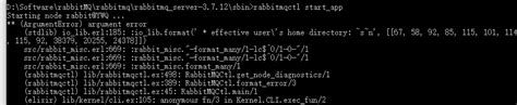 rabbitmq 报错 argumenterror argument error stdlib io lib erl 185