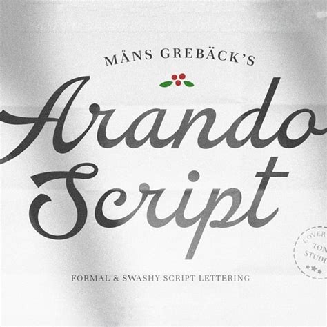 Arando Script Personal Use Font
