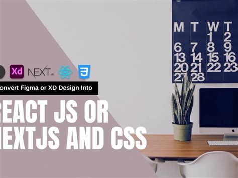 conversion of figma or xd into react js or next js and css scss upwork
