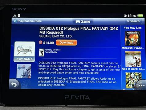 Can Anyone Tell Me Why Prologus The Demo Is 15 When The Actual Game