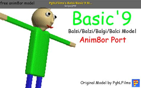 Pghlfilmss Balsi Basic9 Model Anim8or Port 3d Model